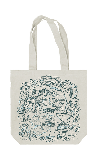 Illustrated Map Tote Bag - Garden Ground Outfitters