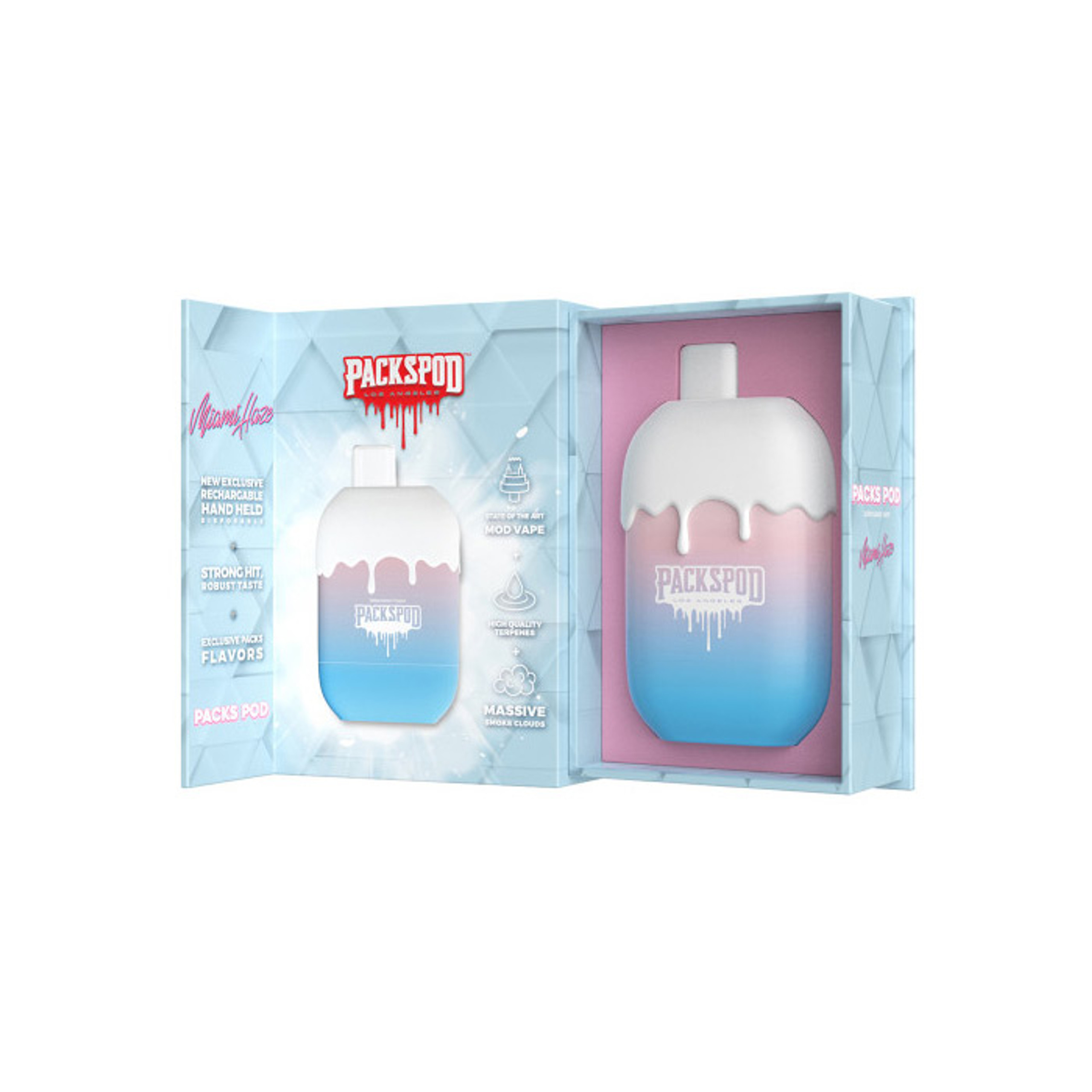 Packwoods Packspod 5000 Puff Disposable Display Of 5
