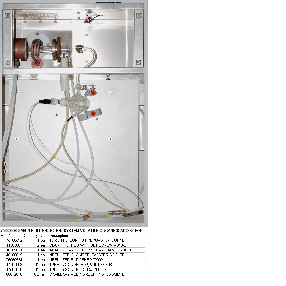 Sample Introduction System EOP Volatile Organics, fixed torch, KS13 ...