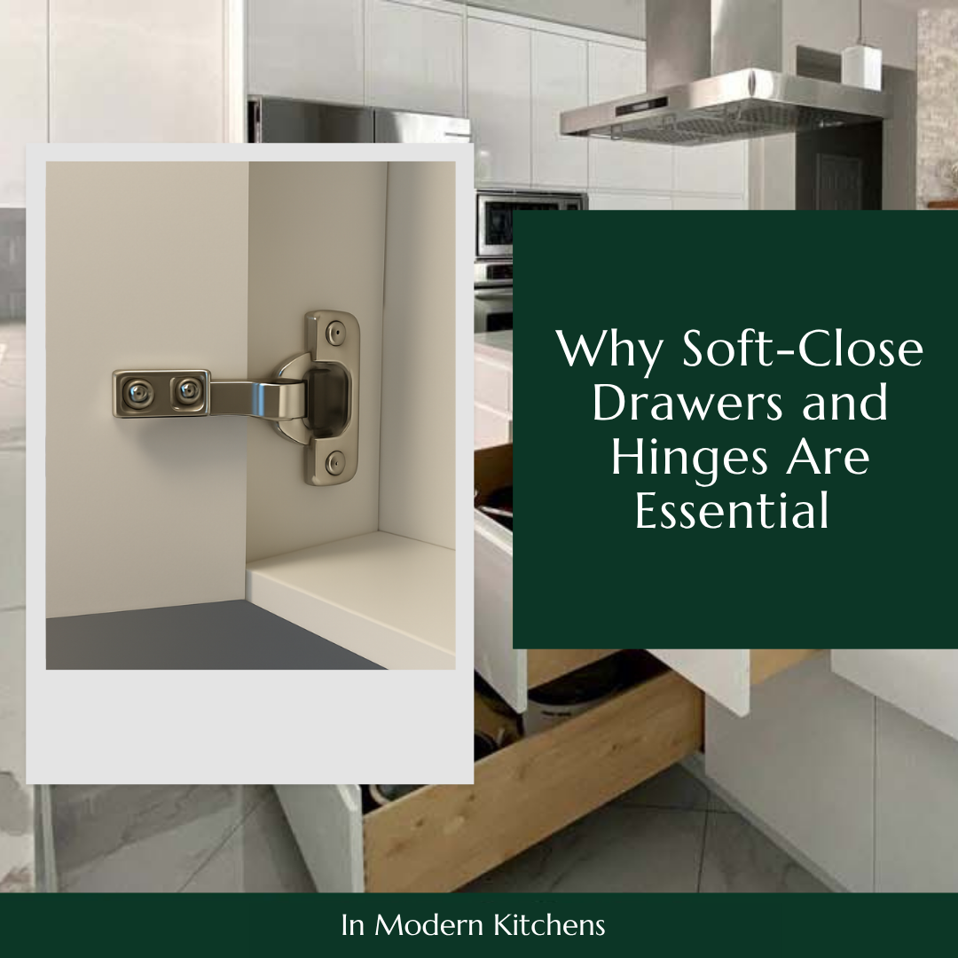Why Soft-Close Drawers and Hinges Are Essential in Modern Kitchens - Express Kitchens - India