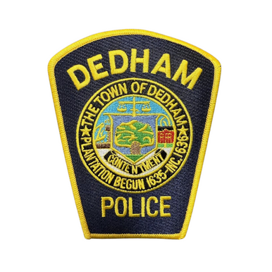 Dedham MA Police Patch