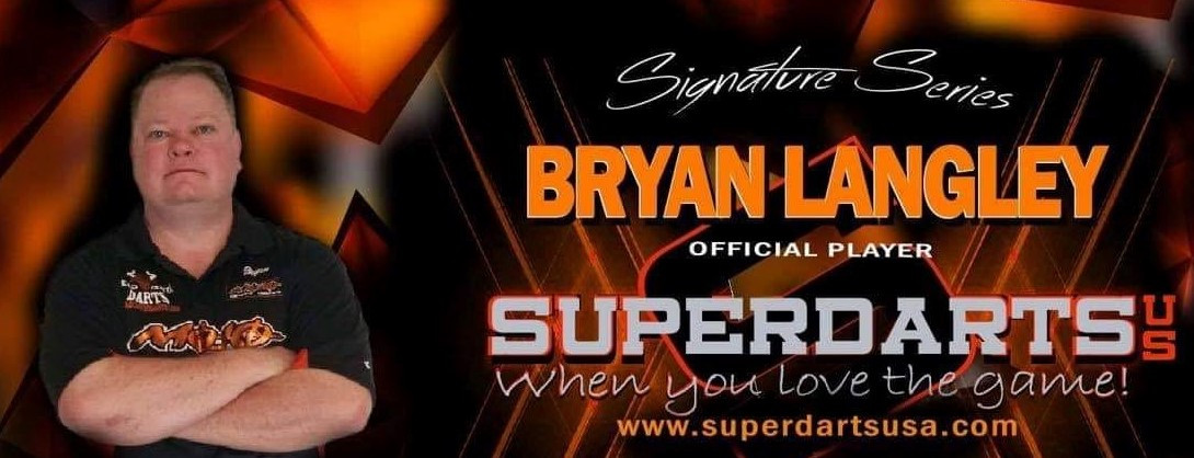 SUPERDARTS "BRYAN LANGLEY" 16 GRAM BLACKOUT VERSION