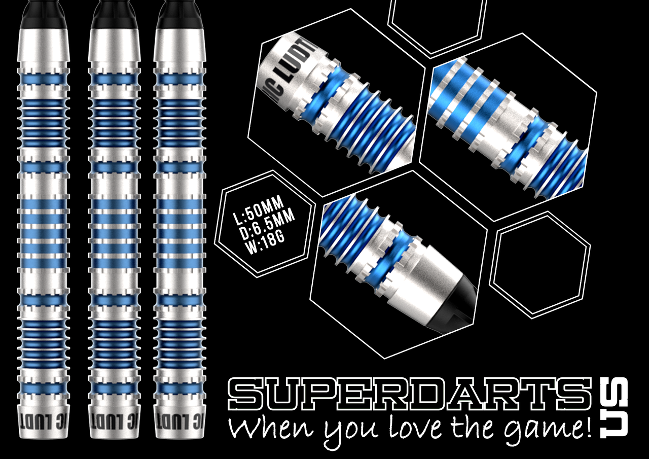 SUPERDARTS Eric Ludtke "Big E" 18G Soft Tip