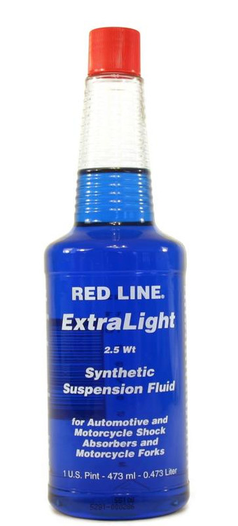 Red Line 2.5WT ExtraLight Suspension Fluid (16oz) - Red Line 91112 ...