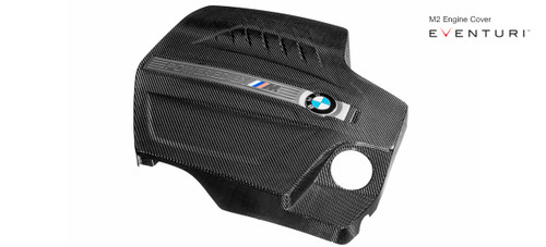 BMW Black Carbon Fiber Engine Cover - Eventuri EVE-N55-ENG | ZNM ...