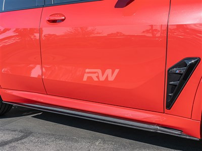 BMW RWS CF Side Skirt Extensions - RW Carbon BMWG05009 | ZNM Performance