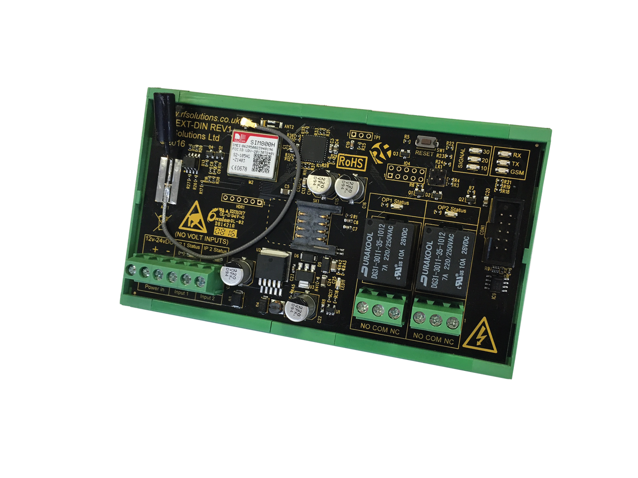 EZTEXT Two way GSM Telemetry Remote Control System