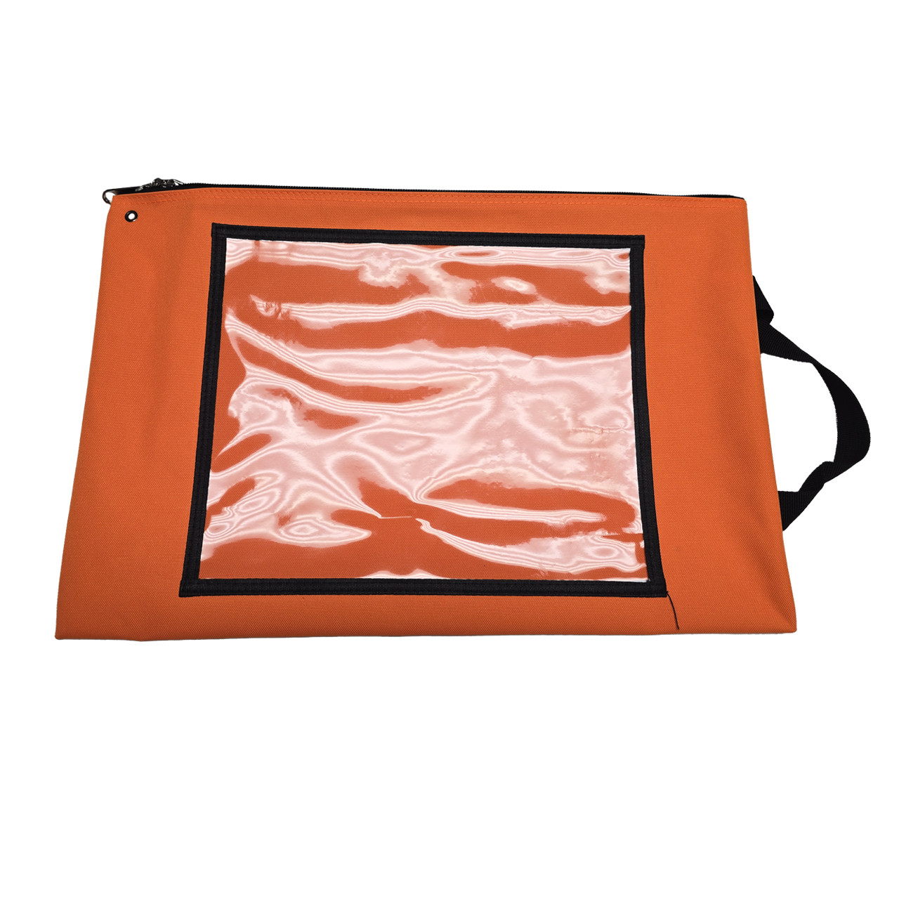 Small Orange Ballot Bag With HASP Lock