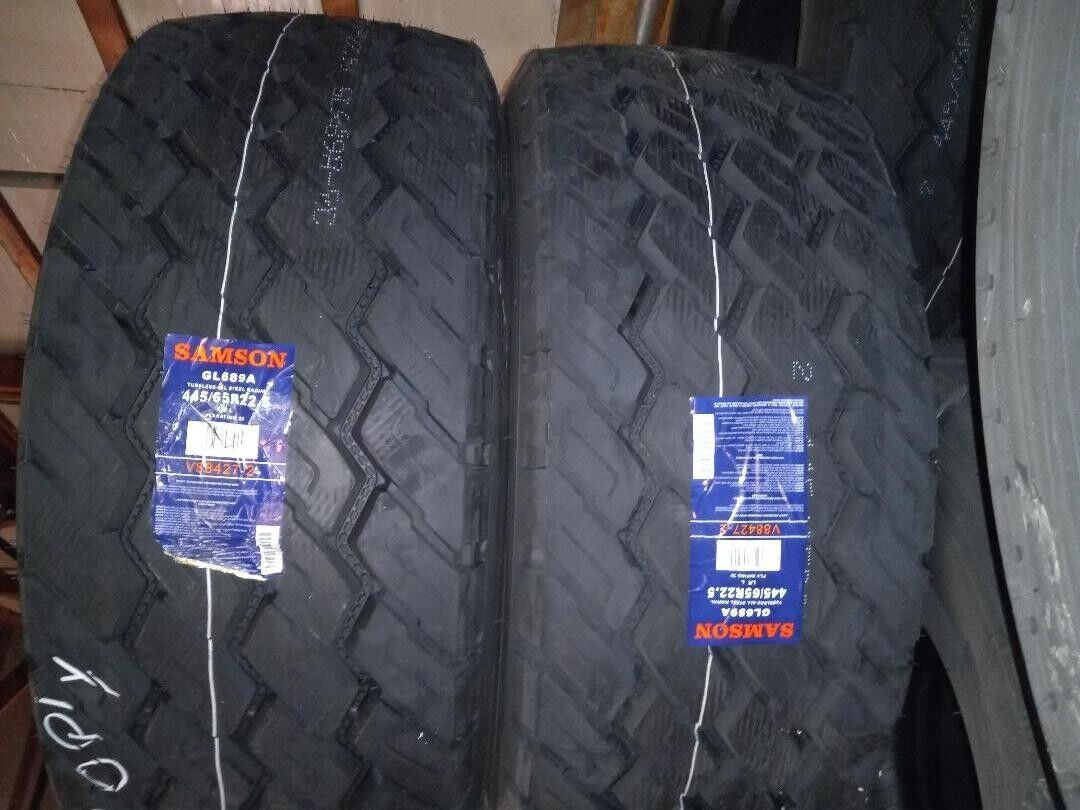 (2-Tires) 445/65r22.5 tires GL689A A/P 20PR tire 445/65/22.5 Samson ...
