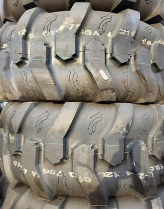 (2-Tires) 19.5L24 tires Tiron 610 R-4 12 ply rated backhoe tire 19.5-24 ...