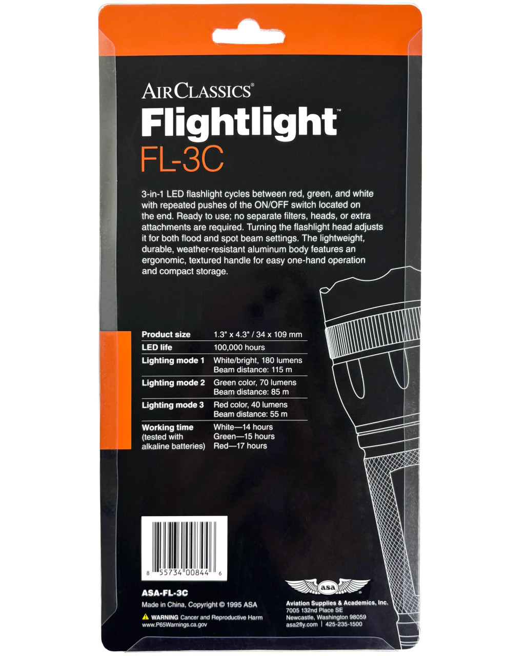 Flightlight™ Pilot Flashlight | ASA