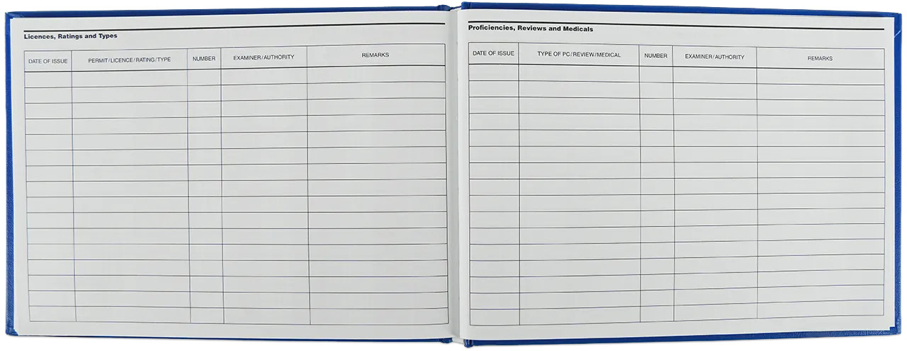 The Standard® EASA FCL-Compliant Pilot Log | ASA