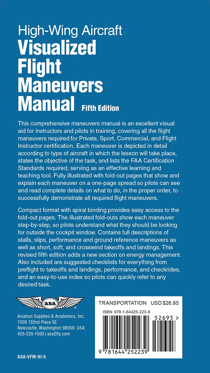High-Wing Aircraft Visualized Flight Maneuvers Manual (Softcover)