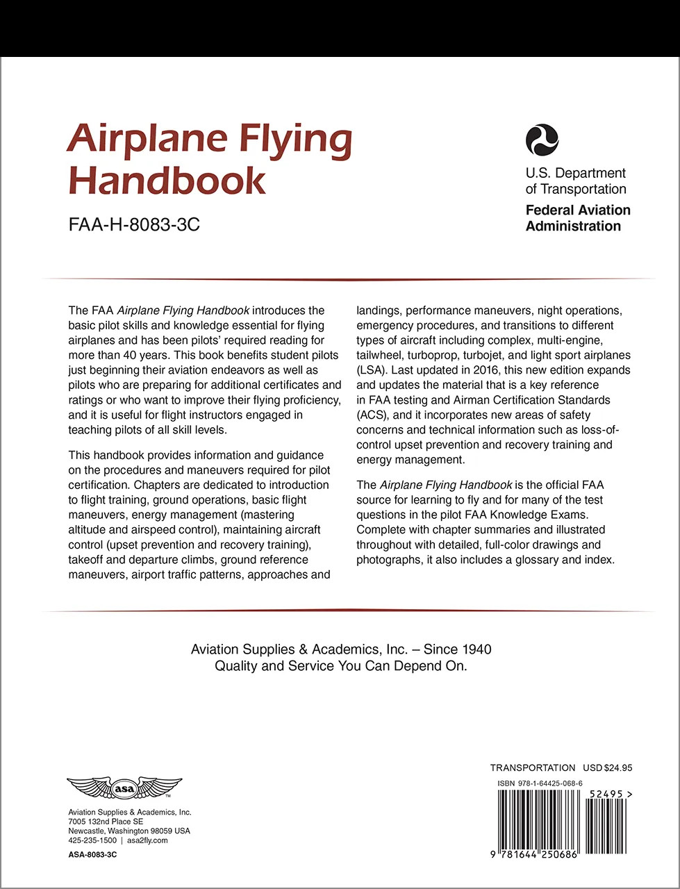 Airplane Flying Handbook | ASA