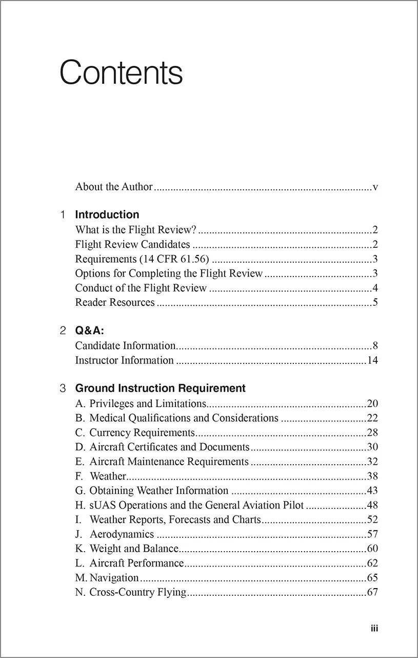 Guide to the Flight Review, Ninth Edition