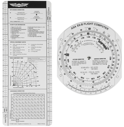 Paper E6B Flight Computer | ASA