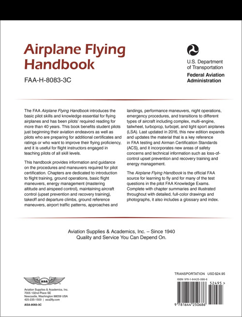 Airplane Flying Handbook | ASA