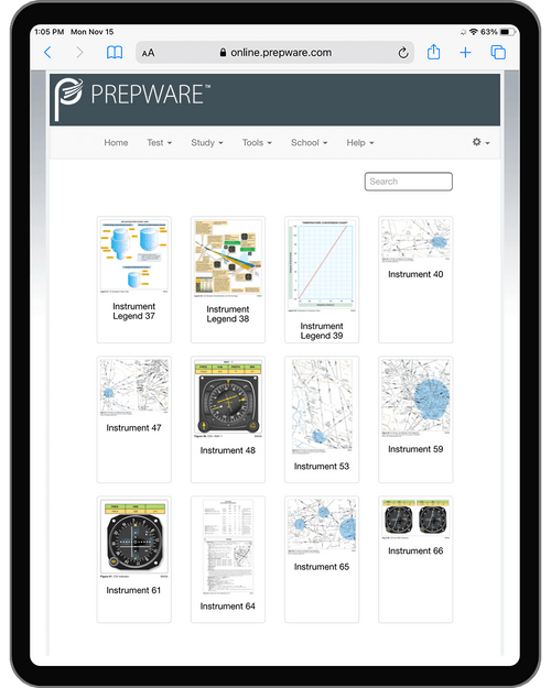 Prepware Online study tool for FAA Knowledge Exams