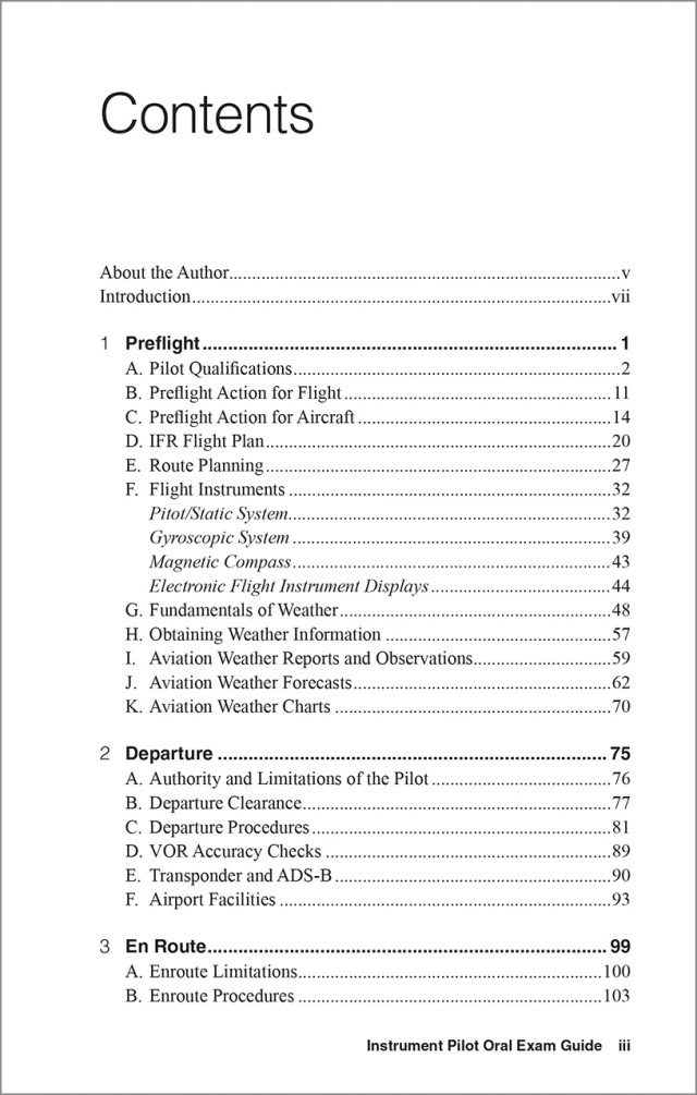 Instrument Pilot Oral Exam Guide, Eleventh Edition