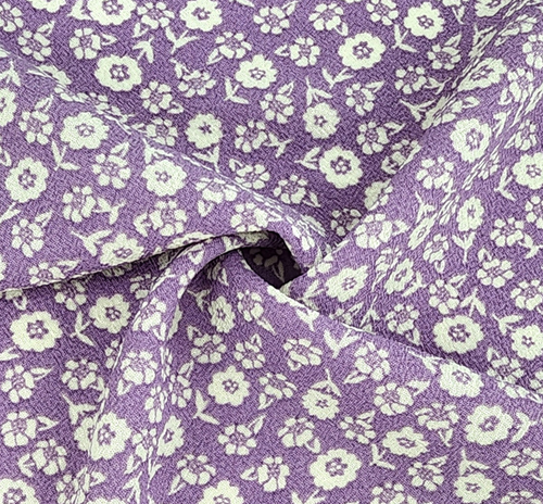 Poly Crepe Bubble Lavender Width 57/58"