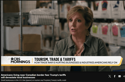 CBS interview about Tariffs - The Queen's Treasures