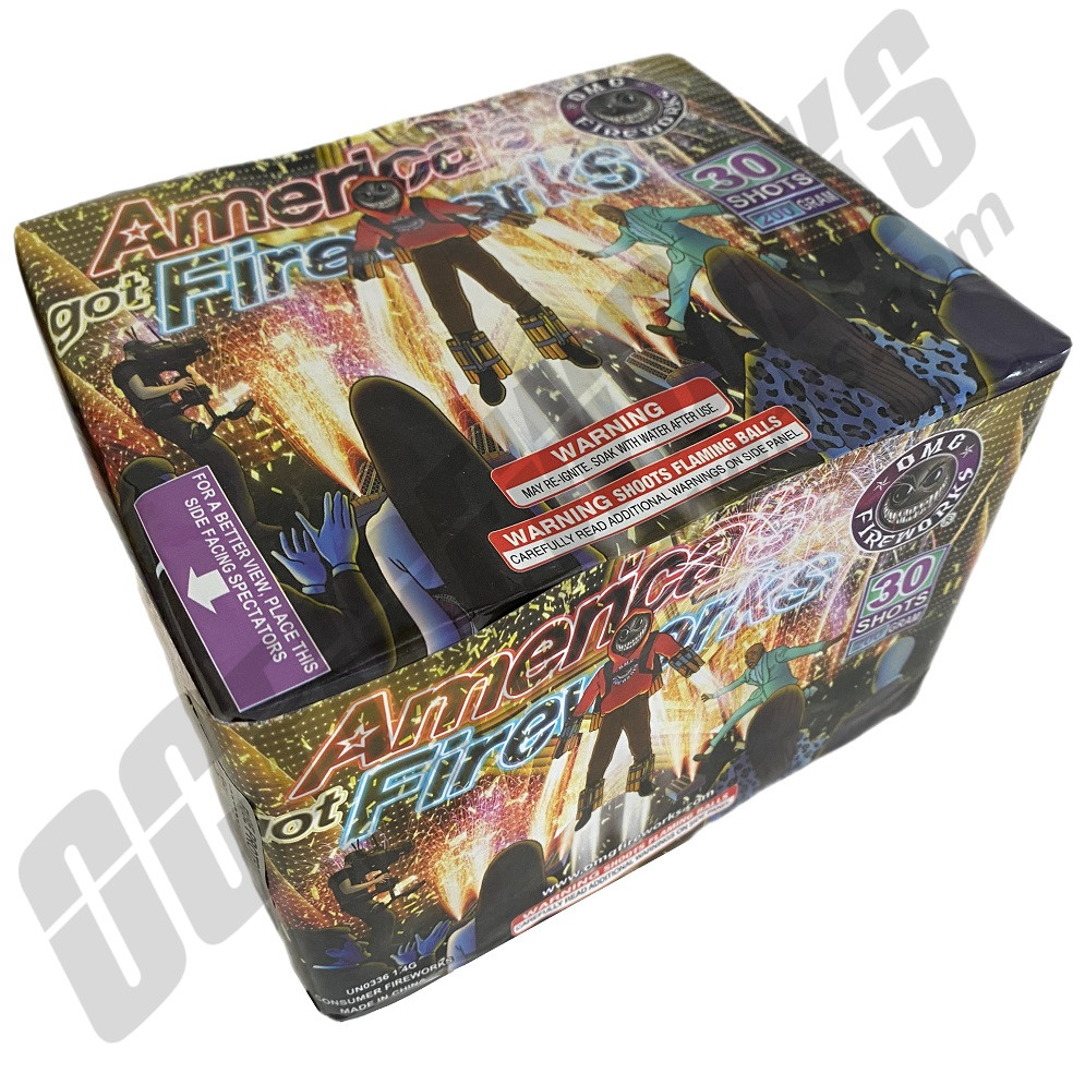 Buy Fireworks Online | Americas Got Fireworks (30 Shots) | OCFireworks