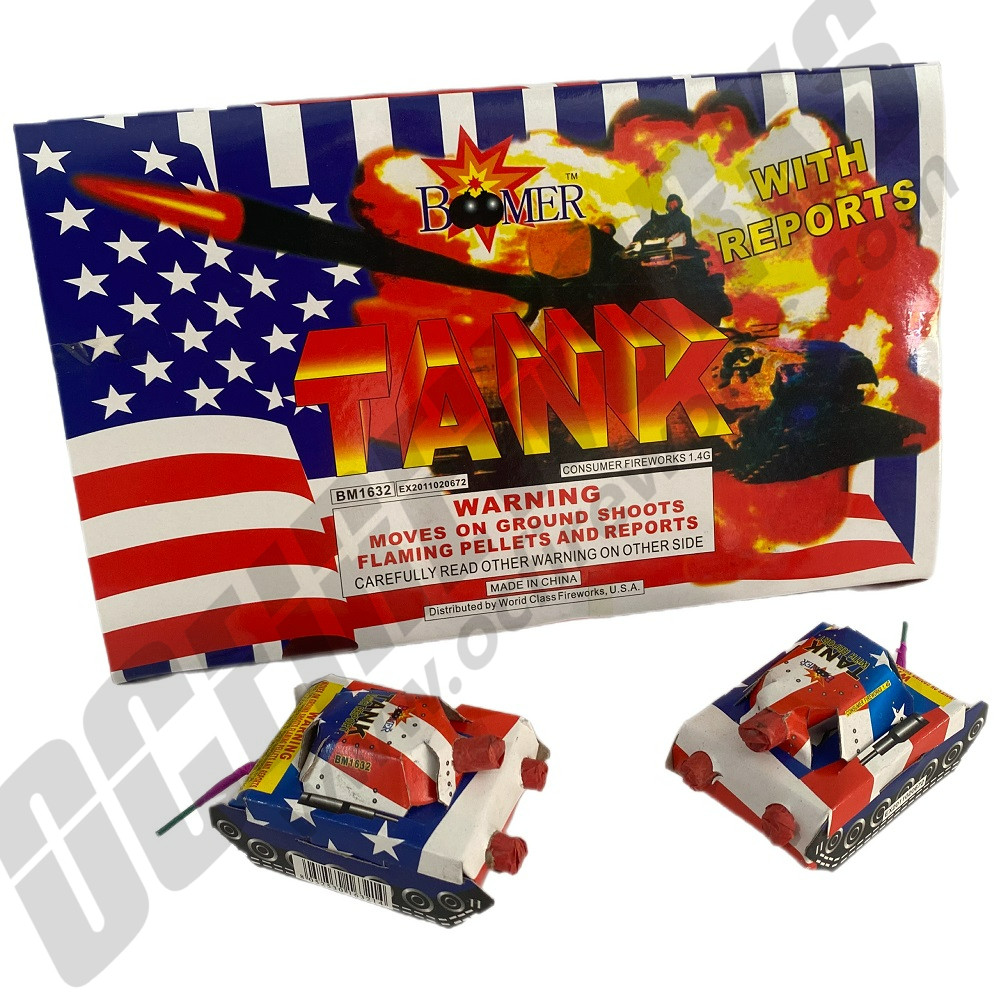 Cheap Fireworks Online | Boomer Tank 12ct Display Box | OCFireworks