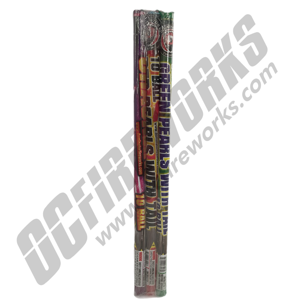 10 Ball with Tail - OCFireworks.com