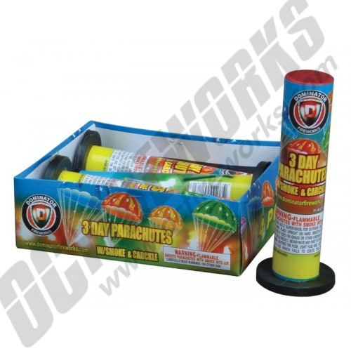 3 Day Parachute With Smoke 4-Pack Buy fireworks online at OCFireworks.com