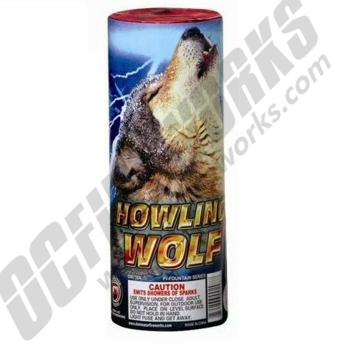 Howling Wolf Fountain Buy fireworks online at OCFireworks.com