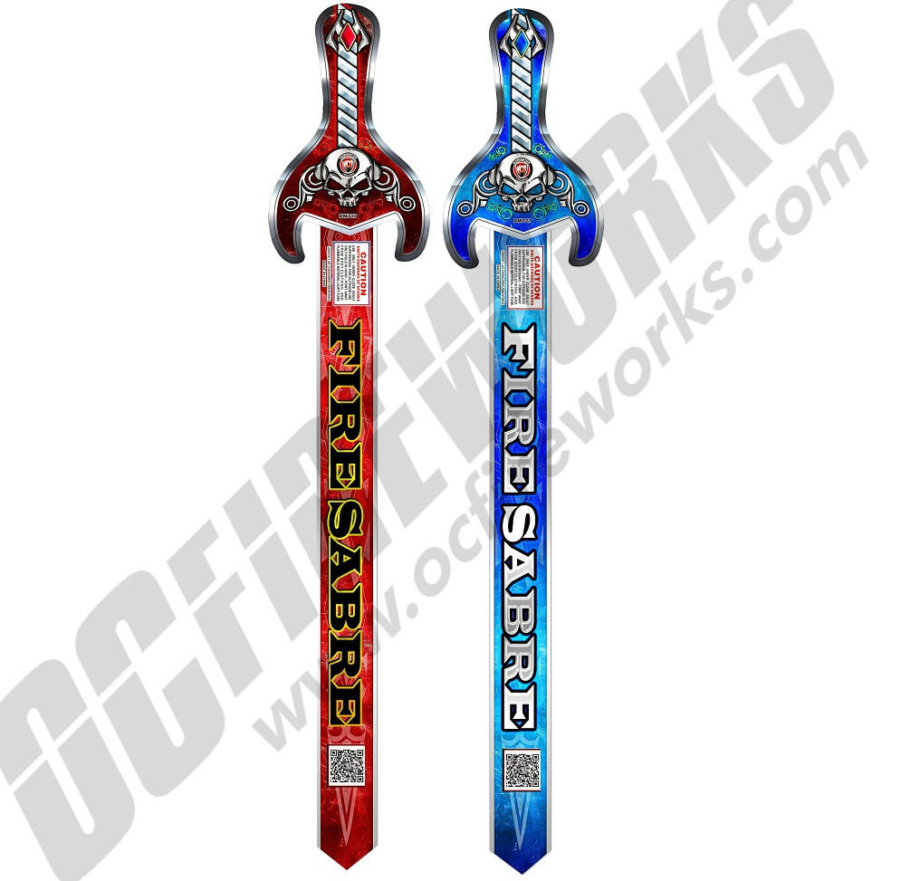 Buy Fireworks Online | Fire Sabre Sword 2pk (Hand Held Fountain ...