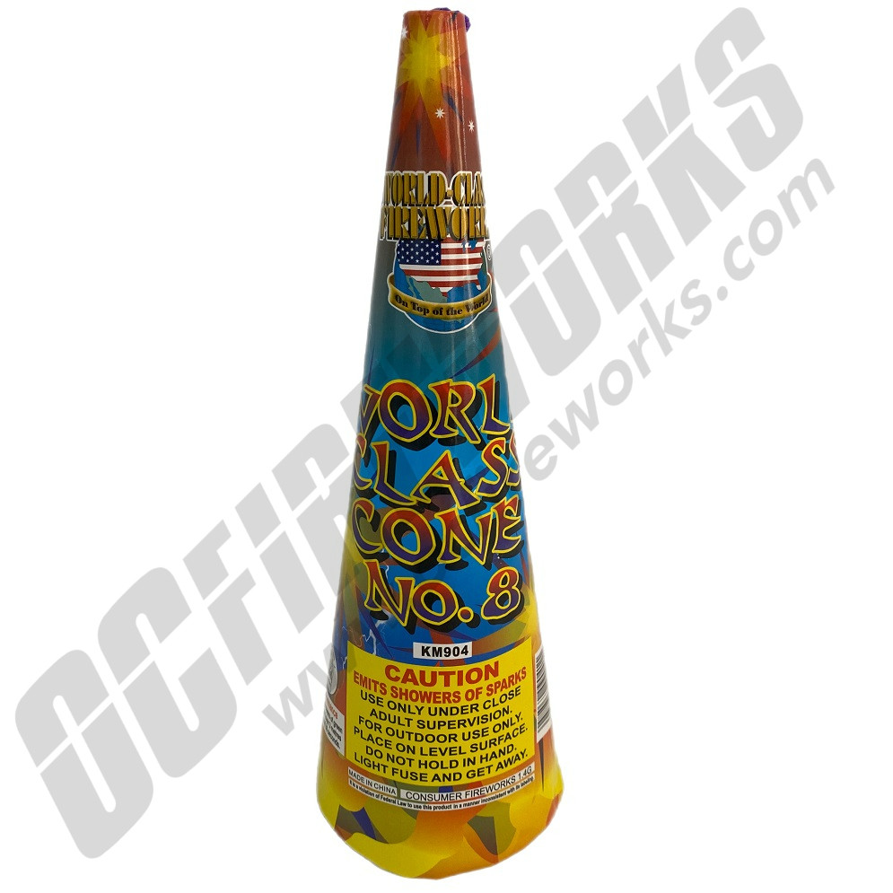 Fireworks For Sale Near Me | World Class No.8 Classic Cone Fountain ...