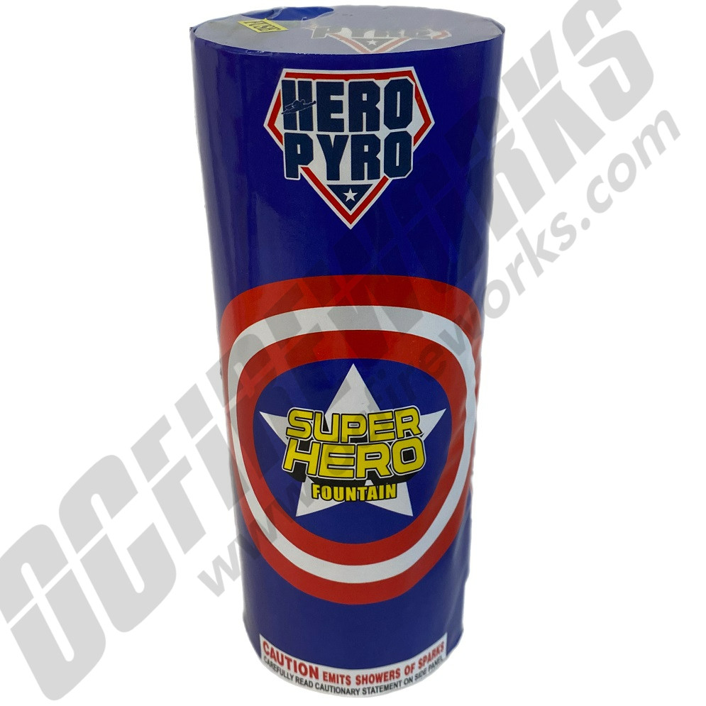 Super Heroes Fountain Assortment 6pk Buy at OCFireworks.com