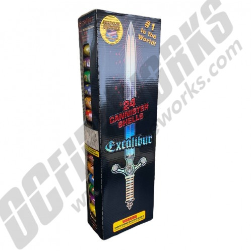 Buy Fireworks Online| Excalibur Artillery Shells Kit 24ct| OCFireworks