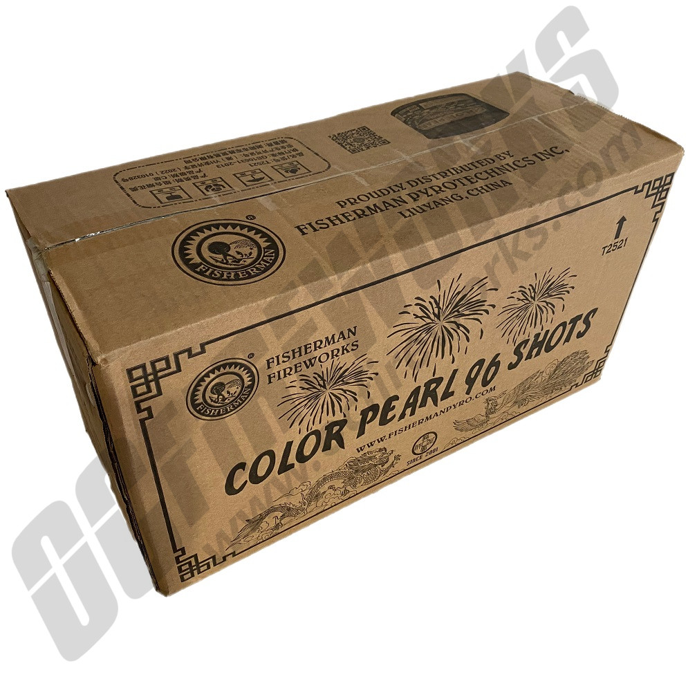 48 Shot Color Pearl Flower Buy fireworks online at OCFireworks.com