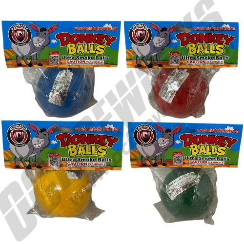 Donkey Balls Ultra 4" Smoke Ball Assorted Colors Buy fireworks online ...