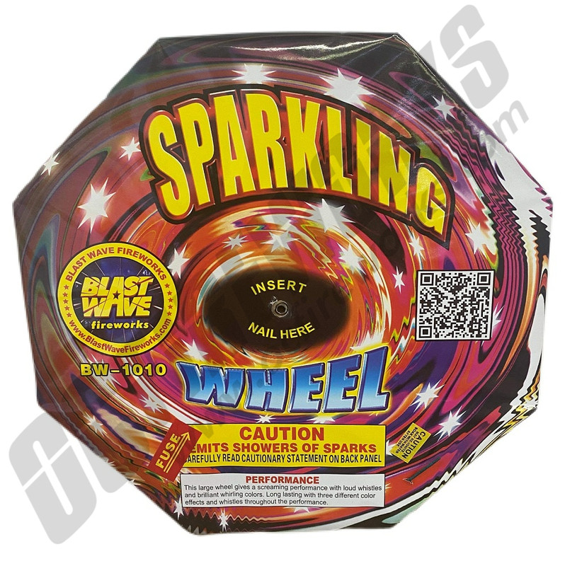 Sparkling Wheel 13 Inch Buy fireworks online at OCFireworks.com