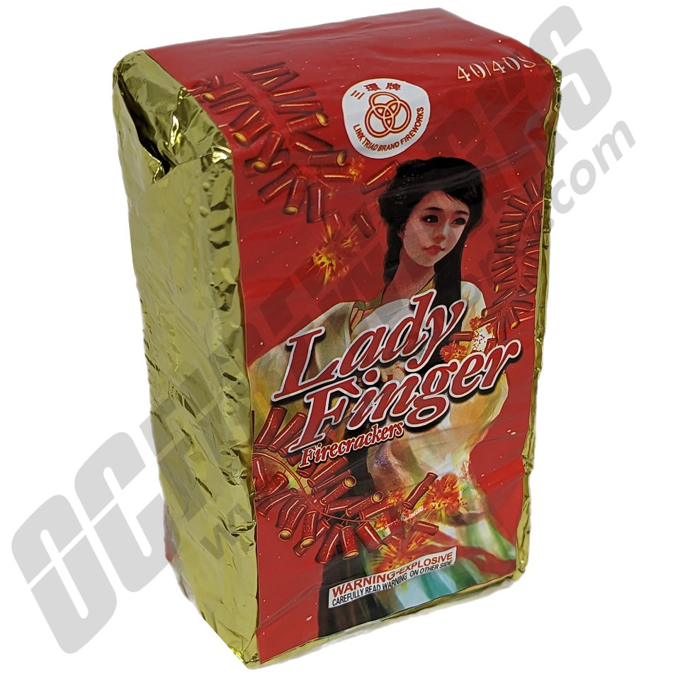 Cheap Fireworks Online | Lady Finger Firecrackers 40/40 Brick | OCFireworks