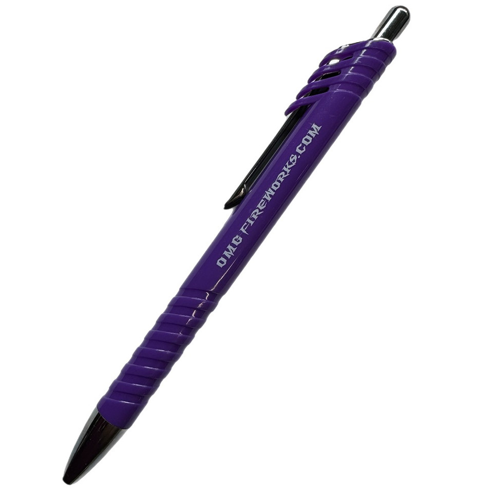 OMG Fireworks Promotional Retractable Pen