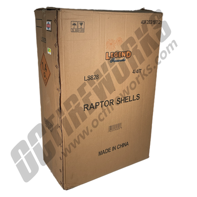 Wholesale Fireworks Raptor Artillery Shells Case 4/28 - OCFireworks.com