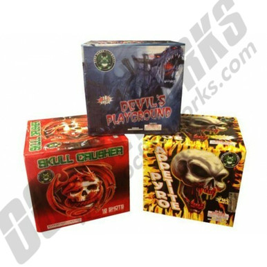 Cheap Fireworks Online | Pyro Demon 3-Pack Assortment | OCFireworks