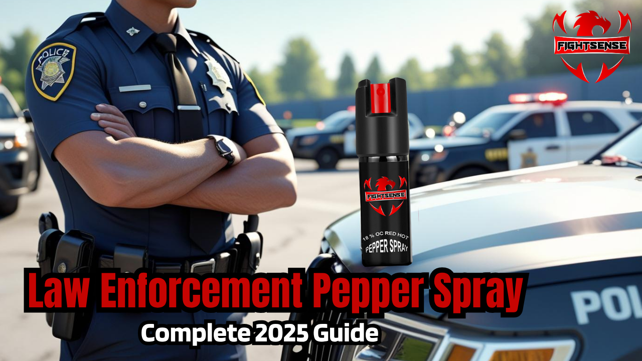Law Enforcement Pepper Spray: Complete 2025 Guide - FIGHTSENSE