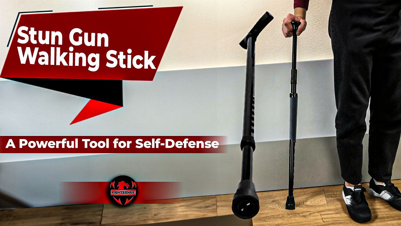 Stun Gun Walking Stick: A Powerful Tool for Self-Defense - FIGHTSENSE