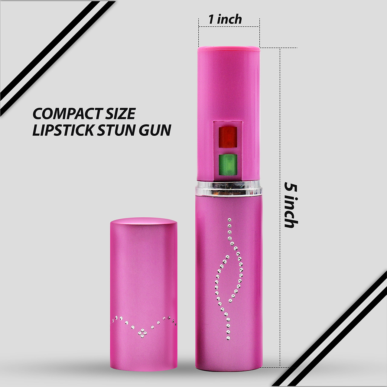 Stay guarded with our stun gun lipstick, & discreet defense