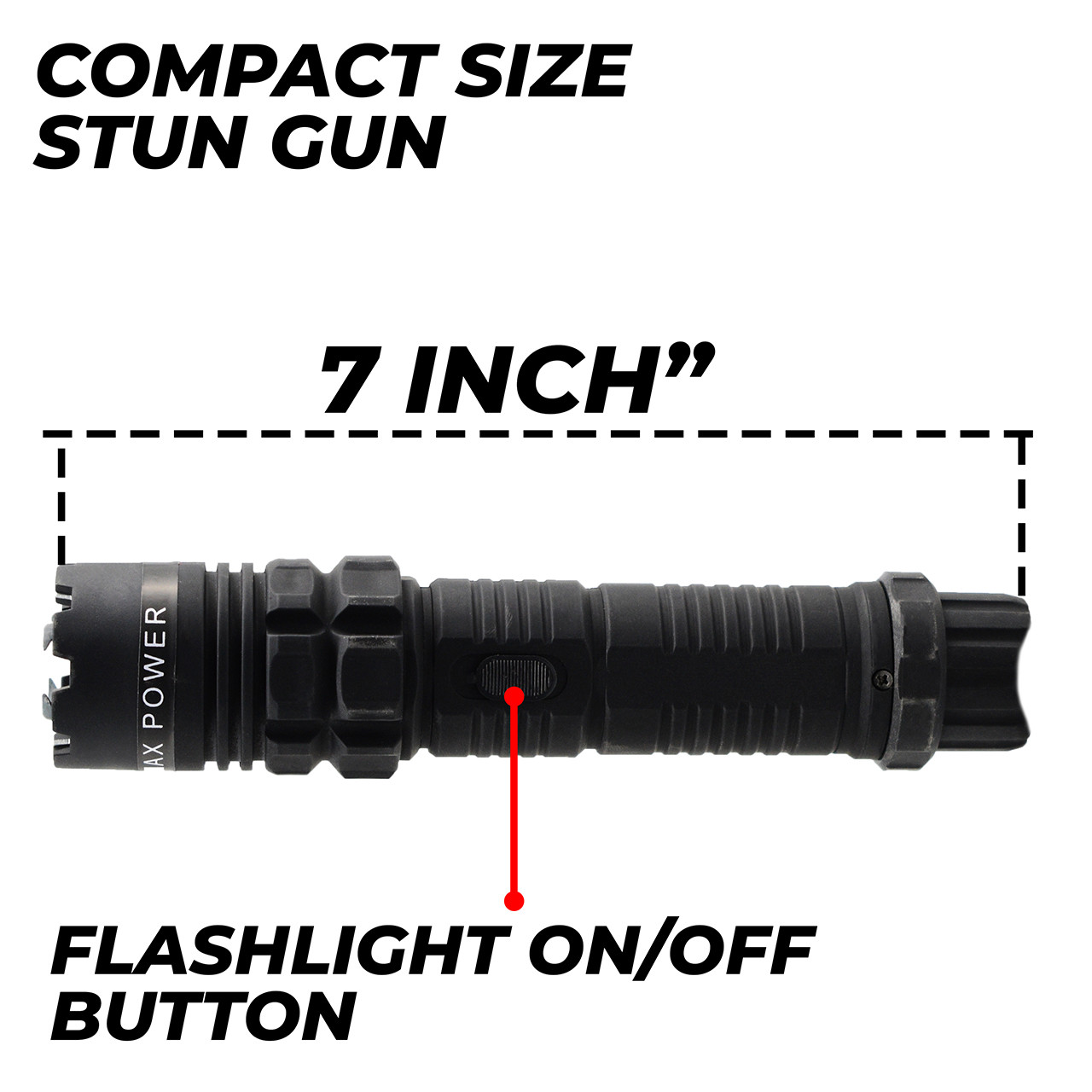 Stay Safe- Flashlight Stun Gun with Powerful Defense