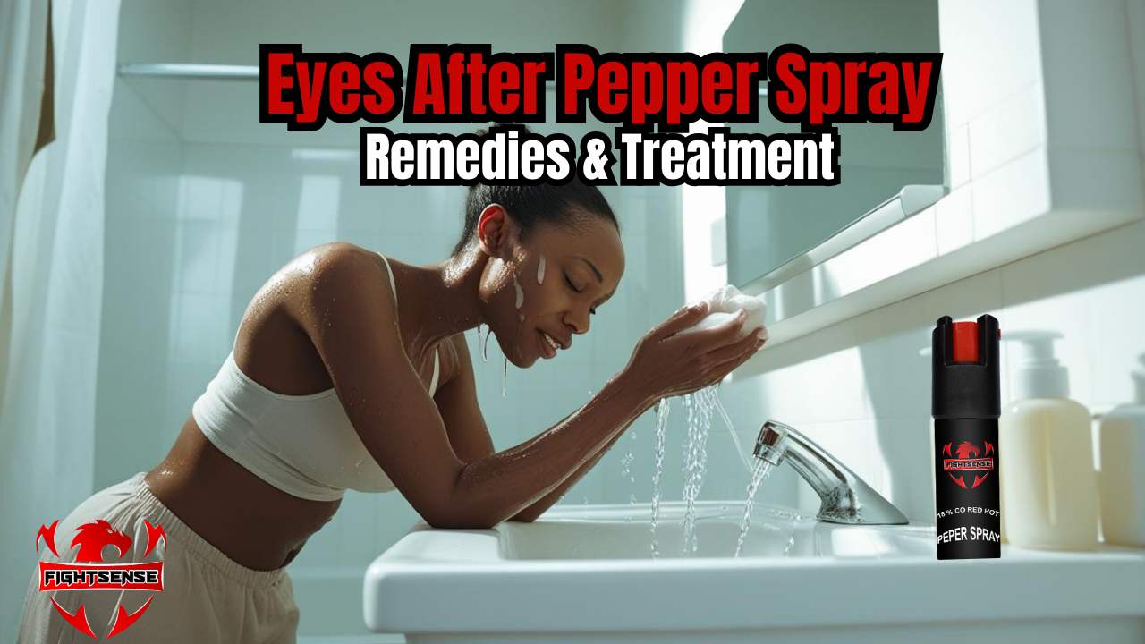 Eyes After Pepper Spray: Remedies & Treatment - FIGHTSENSE