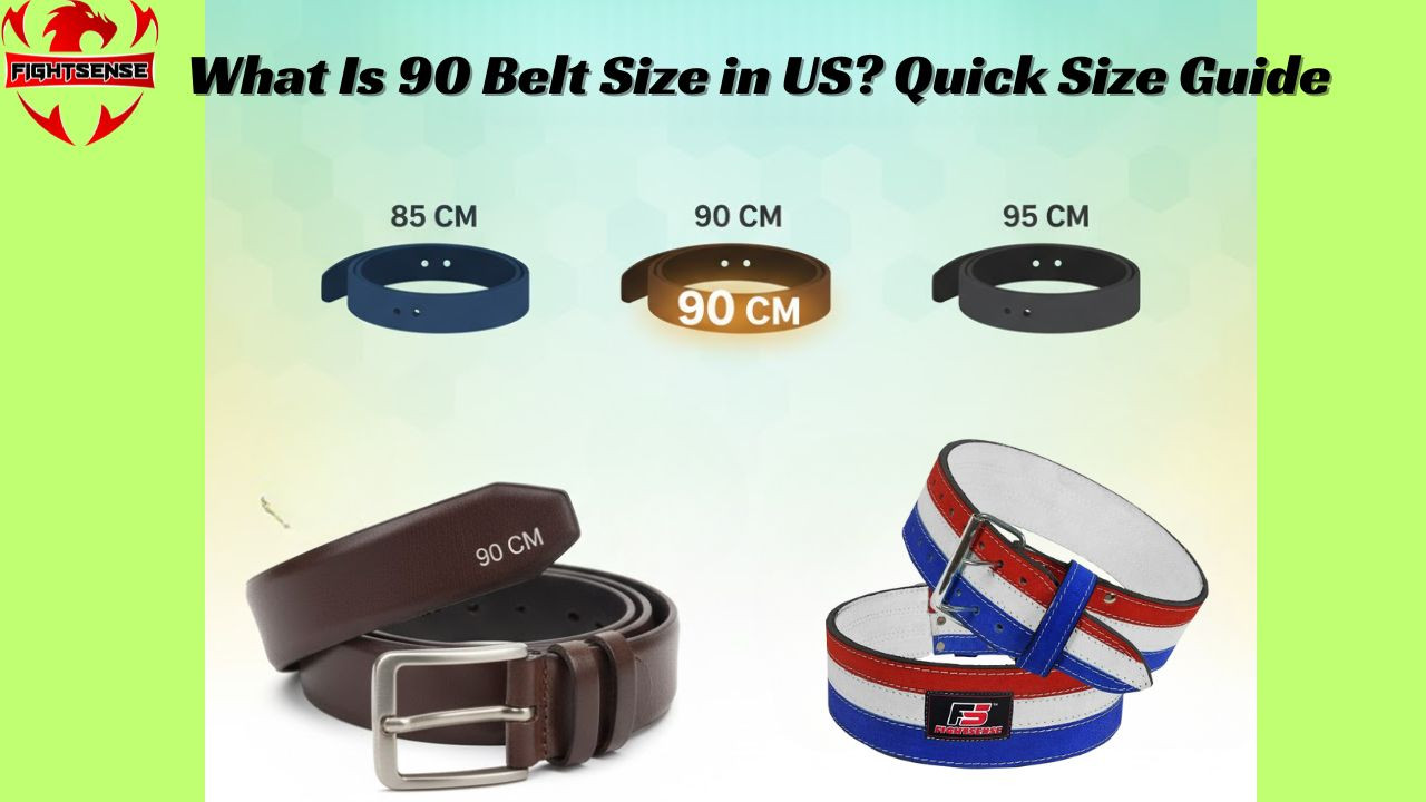 What Is 90 Belt Size in US? Quick Size Guide - FIGHTSENSE