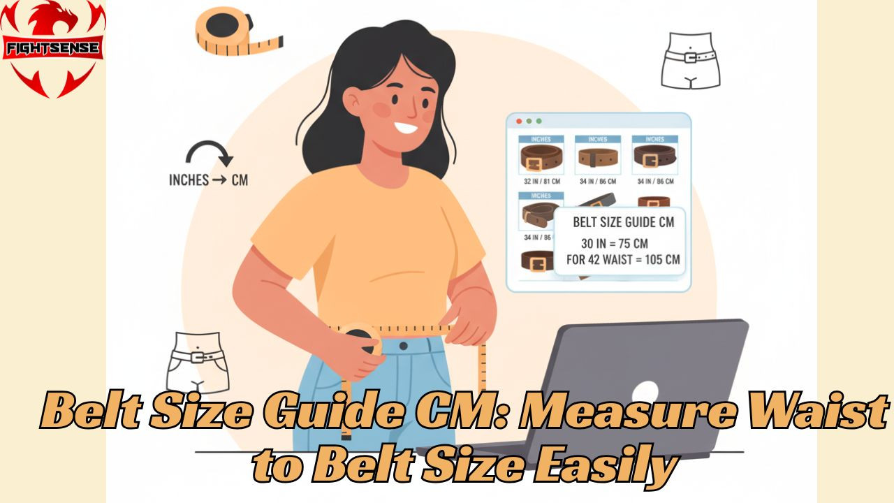 Belt Size Guide CM: Measure Waist to Belt Size Easily - FIGHTSENSE