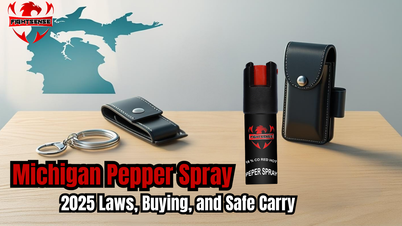 Michigan Pepper Spray: 2025 Laws, Buying, and Safe Carry - FIGHTSENSE