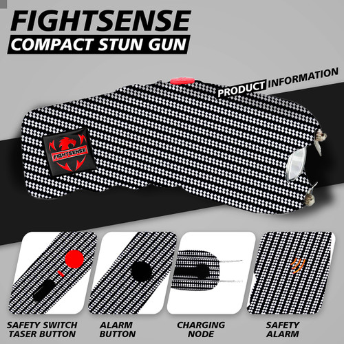 High-Voltage Stun Baton - Powerful Personal Protection Tool